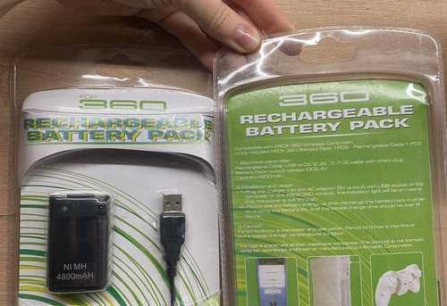 Аккумуляторы 4800 mAh для геймпада Xbox 360 2шт