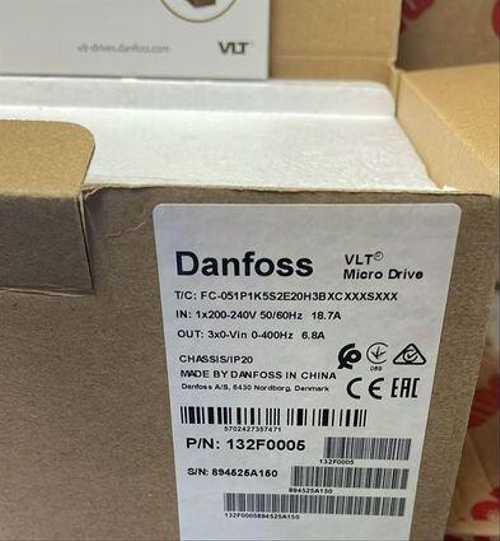 Преобразователь частоты Danfoss Danfoss
