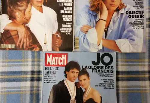 Журналы Paris Match 1992 на французском языке