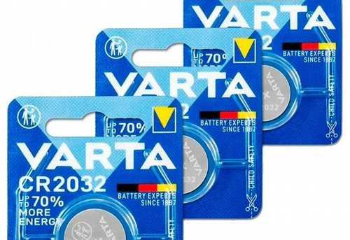 Батарейки CR2032 Varta electronics Lithium 3V