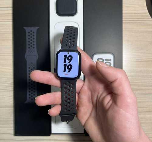 Часы apple watch 7 41 mm nike