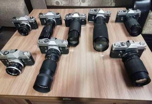 Пленочные фотоаппараты Canon, 8 штук