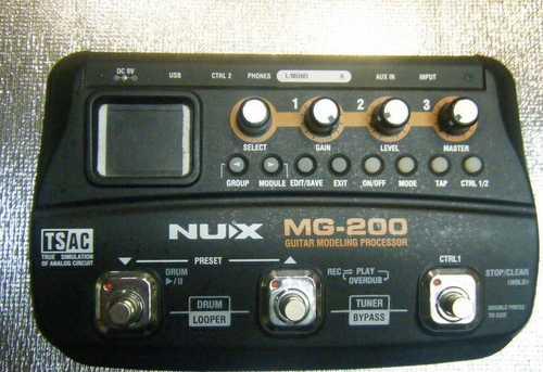 Гитарный процессор Nux MG-200