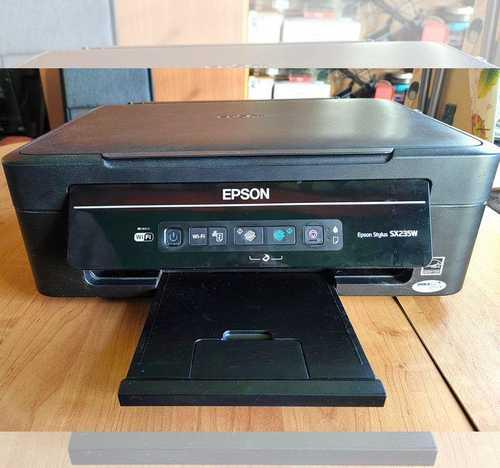 Цветной струйный принтер мфу Epson sx235W с переза