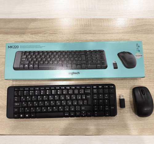 Logitech mk220 клавиатура и мышь беспроводные