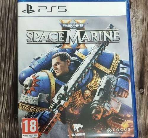 Warhammer 40000 space marine 2 ps5 диск