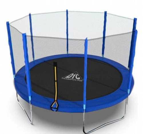 Батут с сеткой DFC Trampoline Fitness 12FT-TR-B