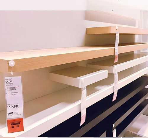 Полки настенные как IKEA Lack - 55, 110 и 150 см