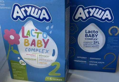 Смесь сухая молочная Агуша 2 lacto baby complex