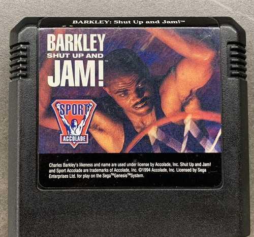 Barkley Shut up and Jam для Sega Genesis (USA)