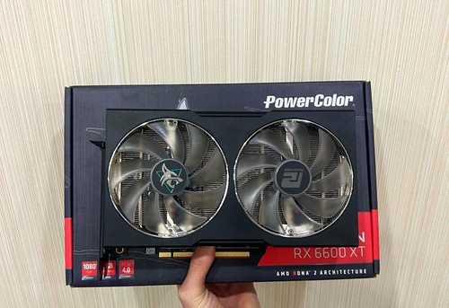 Видеокарта PowerColor RX6600XT 8GB Hellhound OC