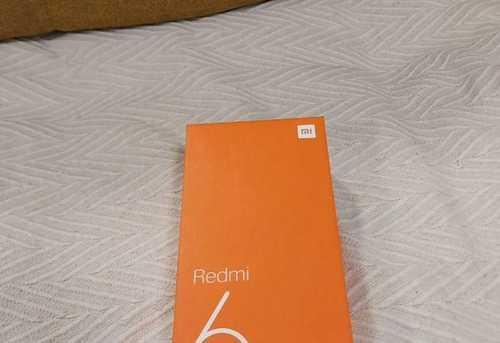 Коробка от телефона Xiaomi redmi 6
