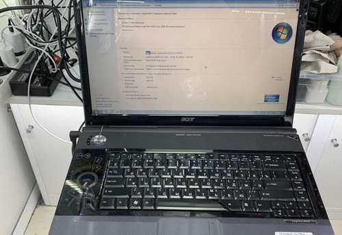 Игровой ноутбук 16" Acer Aspire 6935G, 1000 ГБ, Core 2 Duo T5800, RAM 4 ГБ, GeForce 9600M GT 0.5 ГБ