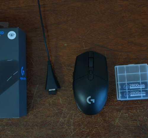 Logitech g304, литиевые батарейки palo