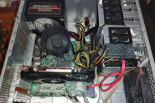 Пк Core2Duo E8500/GTS 250 1GB/6GB DDR3/Zalman 450W