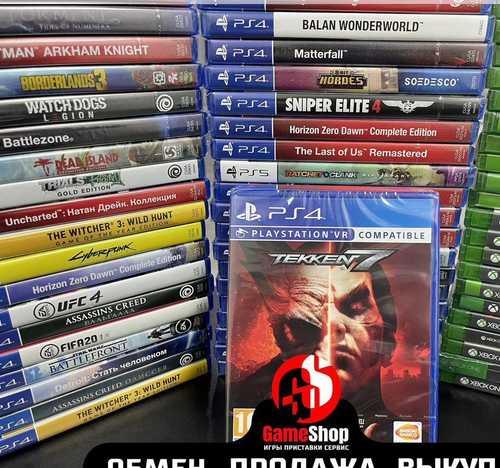 Tekken 7 на ps4 диск новый