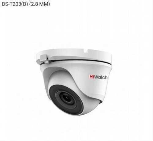 Камера видеонаблюдения hikvision HiWatch DS-T203(B