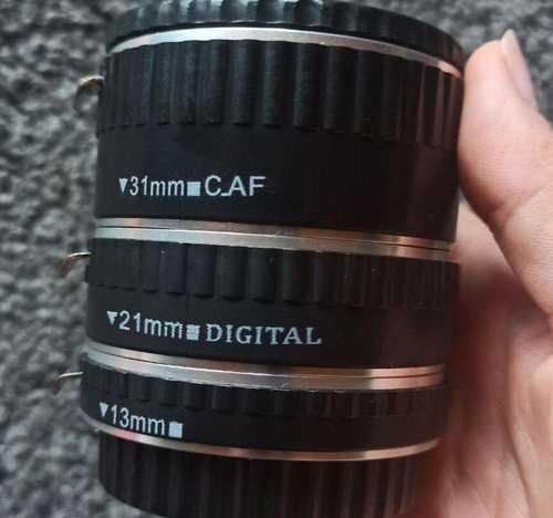 Макрокольца canon ef