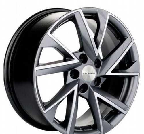 Khomen Wheels KHW1714 R17 Gray-FP для Tiggo 7