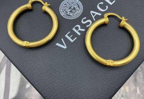 Серьги Versace Латунь