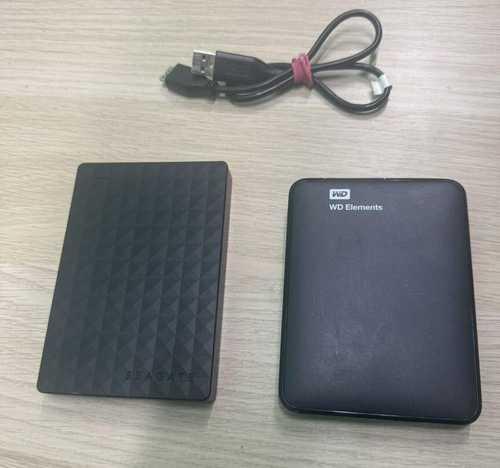 Внешний жёсткий диск Seagate WD Elements 1Tb