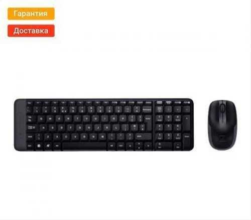 Набор клавиатура+мышь Logitech MK220 черный (920-0