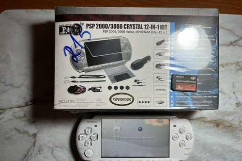 Sony Psp 3006 Pearl White (прошитая + игры)