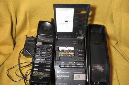 Радиотелефон с автоответчиком Panasonic+аккумулято