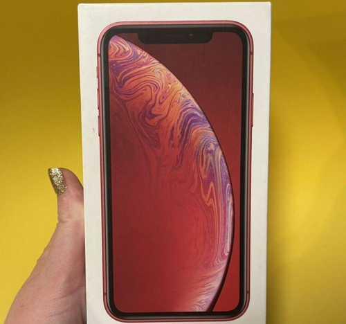 Коробка от iPhone Xr, Red, 64 Gb