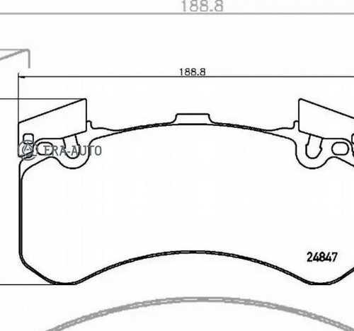 Brembo P 85 136 Колодки тормозные audi A4/A6/A7/A8/Q5 15/08- передние