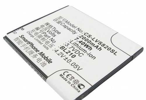 Аккумулятор CS-LVS820SL BL210 для Lenovo A656 A658