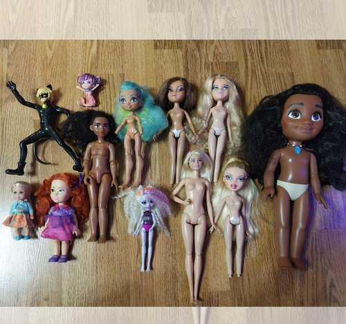 Куклы barbie, bratz, моана disney jakks cave club