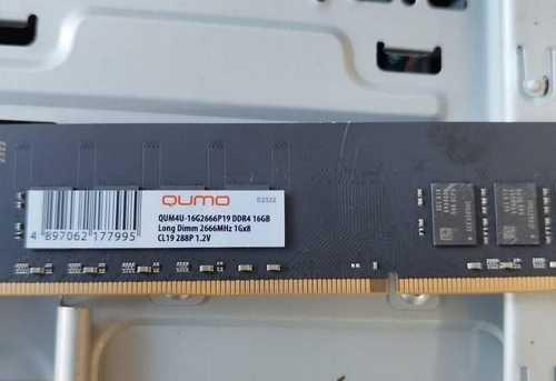 Озу Qumo ddr4 16gb