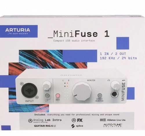 Arturia MiniFuse 1 White