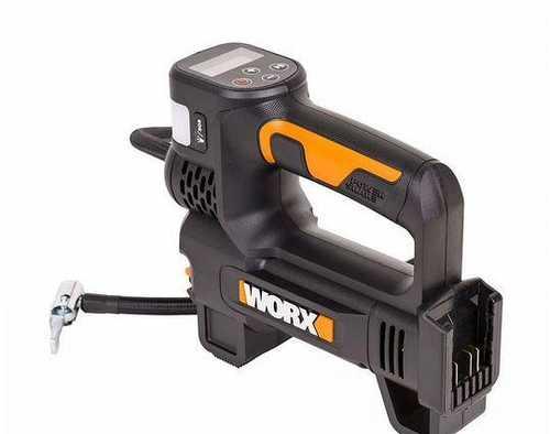 Насос аккумуляторный с фонарем worx WX092.9, 20В