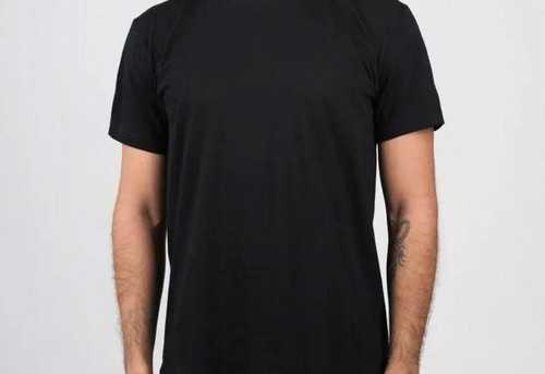 Базовая футболка черная оверсайз/oversize