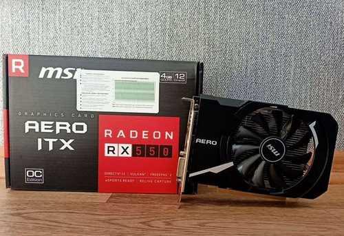Видеокарта AMD Radeon RX550 4GB
