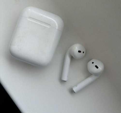 Беспроводные наушники apple airpods 1