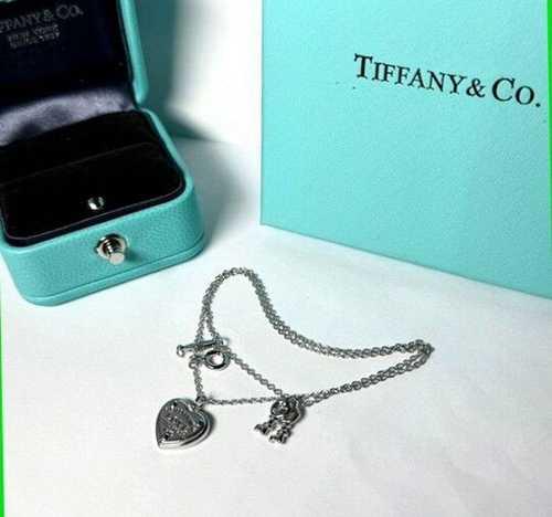 Браслет Tiffany сердце с ключиками