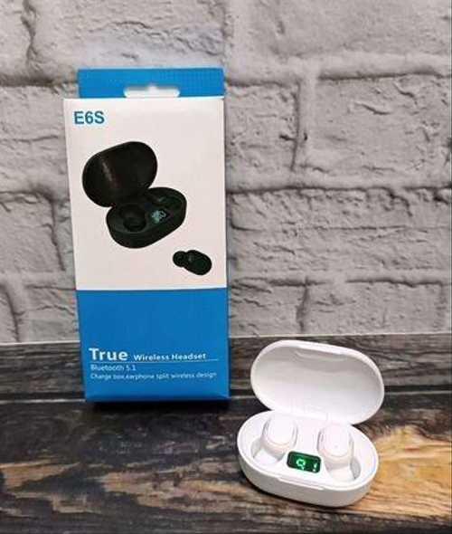 Новые беспроводные Bluetooth наушники TWS E6s