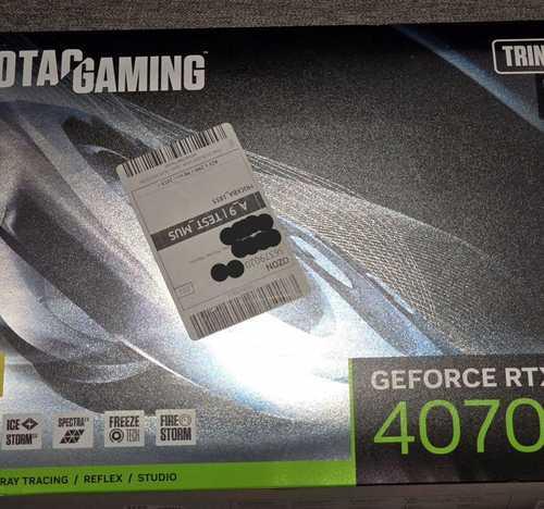 Zotac GeForce RTX 4070Ti Amp Extreme Airo 12 гб