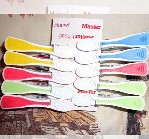 Прищепки для белья новые. Master House. 10 шт
