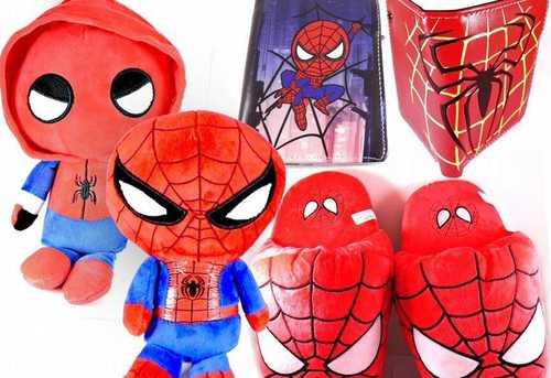 Spider-Man Человек-Паук игрушки, тапочки, кошельки
