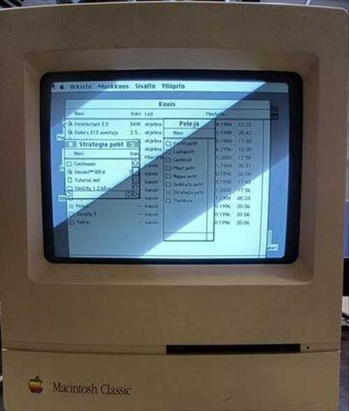 Apple Macintosh Classic M0420 + клавиатура мышь