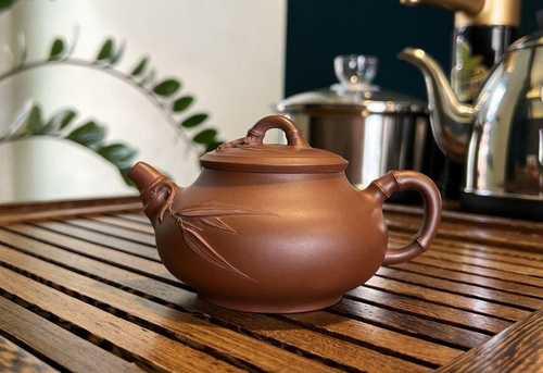 Чайник из исинской глины "Бамбуковая ветвь"Чайная