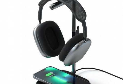 Satechi 2в1 Headphone Stand with Wireless Charger