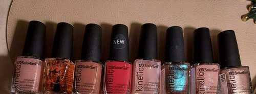 Лак для ногтей Kinetics и Sally Hansen InstaDry