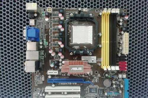 AM2+ asus M3N78-VM (nvidia GeForce 8200)(DDR2)