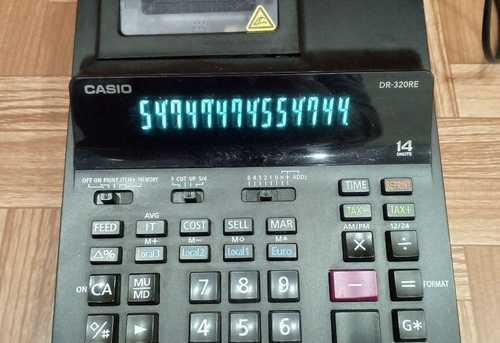 Калькулятор с печатью Casio DR-320TEC
