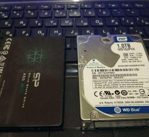 SSD на 128gb & HDD на 1 TB